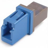 China Simplex Fiber Optic Adapter Featuring LC and MU Style Connectors L-com FOA-015 for Panel Applications for sale
