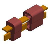 China Mini T Plug Deans Connector Pair Male Female Rated Up To 30A Nylon Metal SparkFun Electronics PRT-11864 for sale