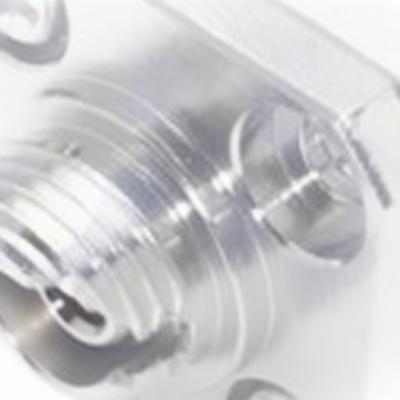 China High Reliability FC to FC Fiber Optic Adapter Ceramic Sleeve Brass Nickel Plated Body L-com FOA-003 for sale