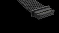 China Durable 2.00 mm pitch cable assemblies Samtec ISD2-12-D-M with single or double ended configurations for sale