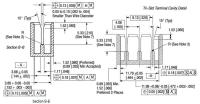 China Insulation Displacement Terminals TE Connectivity 964340-5 MAG MATE Series 300 with Wire Slot Beams for sale