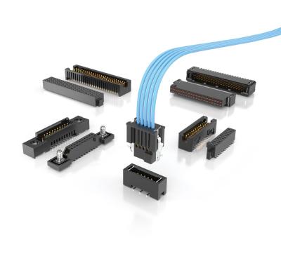 China High density four row connector Samtec TFML 120 01 L D with shrouded polarized keyed mating features for sale
