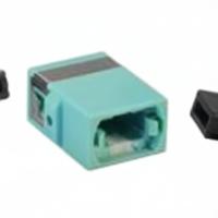 China fiber optic MPO coupler L-com FOA-MPO with convertible polarization key and protective dust caps included for sale