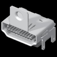 China Surface mount hot pluggable connector Samtec HDMR 29 01 S SM TR 29 position high speed I O receptacle for sale