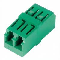 China L com FOA 805 APC LC LC Duplex Fiber Optic Adapter with Dust Caps Plastic Construction Ceramic Sleeve for sale