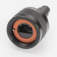 China Durable telecom plug L-com ECRA0211UA0 with silicone seal and black anodize aluminum external parts for sale