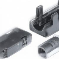 China USB 3 0 B Male Connector Hood Kit L-com USBHD3-B Featuring Strain Relief and Durable Black ABS PC PVC for sale