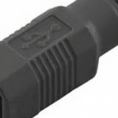China Protective LSZH Hood Black L-com USBHD2.0-Z-B Designed for USB 2.0 B Connector Cable Assemblies for sale