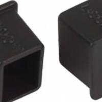 China Pack of 10 Black PVC USB B 3.0 Plug Covers L-com CVRUSB3.0-B Protective Accessories for sale