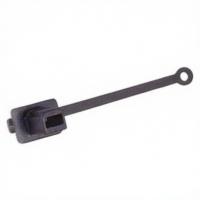 China RoHS Compliant USB B Jack with Lanyard Bulk Pack of 10 Pieces Black PE Material L com CAP B USB LAN for sale