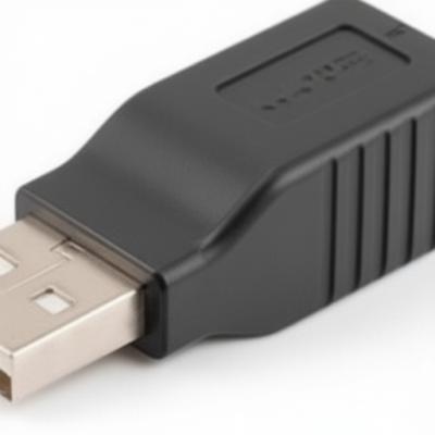 China USB 2 0 Type A Plug to Type B Receptacle Adapter with Gold Plated Contacts and Shielding L-com U2C00040 for sale