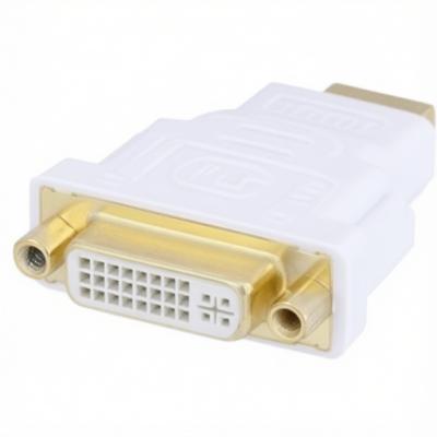 China Gold Plated DVI 24 plus 5 Pin Female to HDMI Male Adapter L-com VIC00008 for Signal Transmission for sale