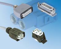 China Heavy Duty industrial connectors TE Connectivity 1108783-1 with EMC shielding and crimp termination type for sale