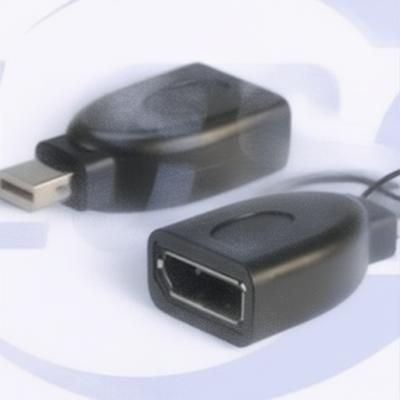 China Audio Video Projection Adapter Mini DisplayPort Male to DisplayPort Female L-com VAD010FM Connector Cable for sale