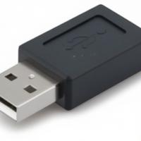 China L com CAU2AMICBAD MF USB 2 0 Adapter Cable Featuring Durable Black PVC Jacket and Gold Flash Pin Contacts for sale