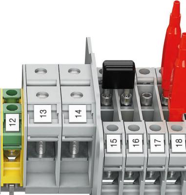 China ring lug terminal block featuring stud technology TE Connectivity 1SNA511024R0500 for electrical installations for sale
