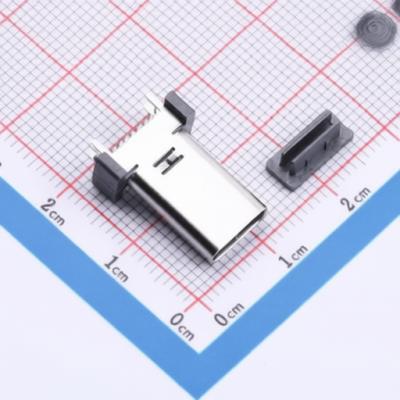 China Durable Type C Connector LCKELEC LCK-TCF829-L165YL-G1 Female TCF 5A Rated Current Low Contact Resistance for sale