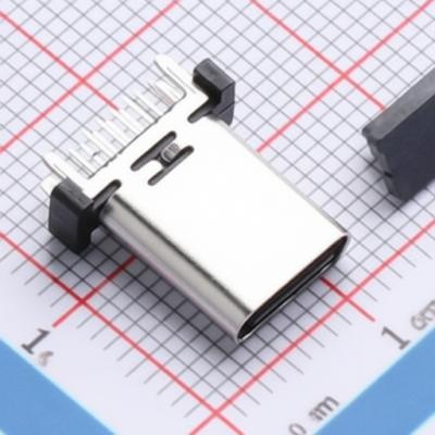 China Robust Type C Connectors LCKELEC LCK TCF829D L124WL G1 with LCP Core and UL94V 0 Flame Retardant Material for sale
