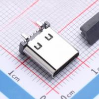 China Electrical Type C Connector LCKELEC LCK-TCF703B-L105YL-G1 High Mating Cycles and Contact Resistance for sale