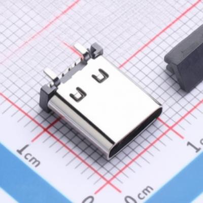 China Electrical Type C Connector LCKELEC LCK-TCF703B-L105YL-G1 High Mating Cycles and Contact Resistance for sale