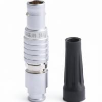 China straight plug connector LICQ BRFGG0B107CSAD42Z with nickel plated metal housing and stable connections for sale