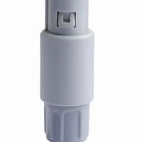 China Connector assembly plastic straight plug LICQ 1P PAG M04 CA GA 52 corrosion resistant with 01mm tolerance for sale