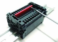 China control panel wiring with OMRON XW5Z-EP12 push in plus terminal block featuring narrow width design for sale
