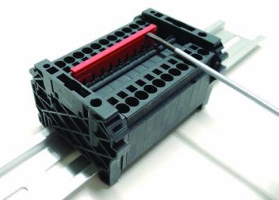 China control panel wiring with OMRON XW5Z-EP12 push in plus terminal block featuring narrow width design for sale