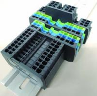 China control panel wiring with OMRON XW5Z-EP12 push in plus terminal block featuring narrow width design for sale