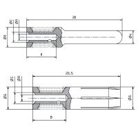 China Crimp contact heavy duty connector WEIDMULLER 1002930000 with silver finish and 500 plugging cycles for sale