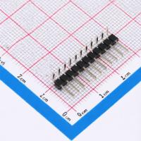 China 2.54mm pin header spacing connector series offering single row double row straight and right angle pins Ckmtw B-2100R11P-A110 for sale