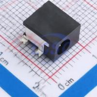 China Durable black housing DC power jack CUI PJ-014DH-SMT-TR designed for compact power input applications for sale