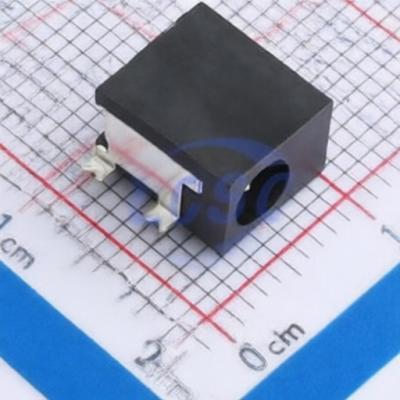 China Durable black housing DC power jack CUI PJ-014DH-SMT-TR designed for compact power input applications for sale