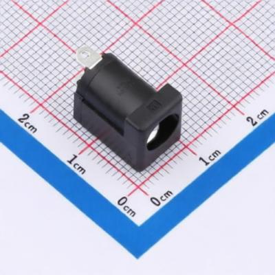 China Durable DC power jack with 2.0 mm center pin rated 5.0 A vertical through hole mounting CUI PJ-044AH for sale