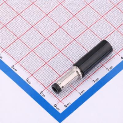 China Durable DC Power Plug Cable Mounting Connector CUI PP3-002BH Rated 8 Amp Current Black Cover for sale