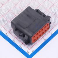 China wire to wire connector housing DEUTSCH DTM06-12SB 12 position sealable housing for female terminals for sale