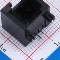 China 6 position 2 conductor modular connector FG RJ11-804-6P2C designed for telephone line connections for sale