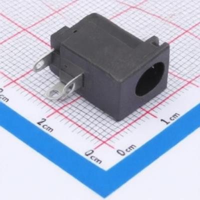 China CUI PJ 002A dc power jack featuring right angle through hole design and 2 point zero millimeter center pin for sale