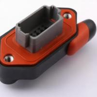 China Heavy duty vehicle connector DEUTSCH DT04-12PA-LE01 with wedgelock and threaded coupling ring design for sale