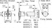 China Battery holder Bulgin BX0027 supports one to four cells with various mounting and termination styles for sale