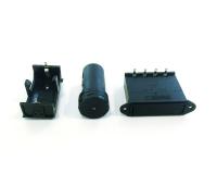 China Versatile battery holder Bulgin BX0002/1 with screw flange PCB base mounting and IP67 sealing option for sale