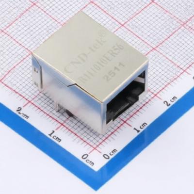China CND tek R111010ER56 EMI shielded 10 pin PCB connector offering durability and electrical performance for sale
