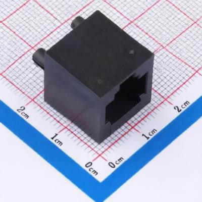 China Durable 8P8C 180 Tab Up Connector CND tek R1188R22UT Featuring PBT Housing and Gold Plated Terminals for sale