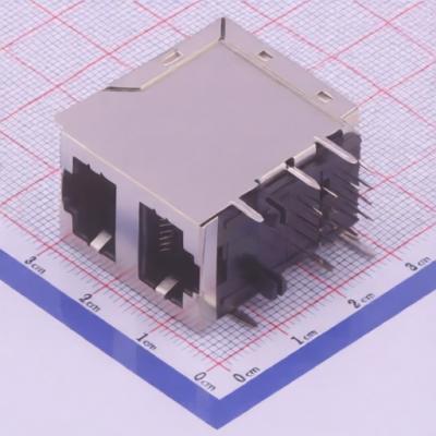 China electrical connector CONNFLY Elec DS1131-02-S8B8P with gold flash plating and copper alloy contacts for sale