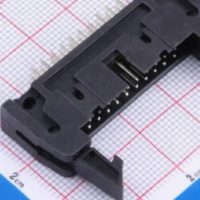 China Gray housing electrical connector with 2.54 millimeter pitch and multiple mounting options CONNFLY Elec DS1011-20SBSiB7-B for sale