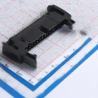 China Electronic connector with 10 contacts CONNFLY Elec DS1011-30SBSiB7-B black gray housing and standard latch for sale