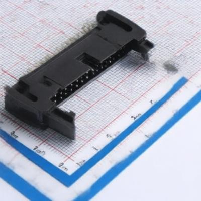 China Electronic connector with 10 contacts CONNFLY Elec DS1011-30SBSiB7-B black gray housing and standard latch for sale