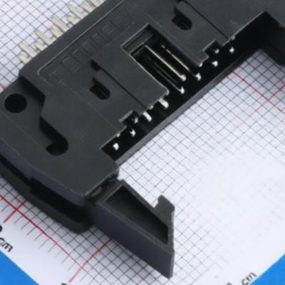 China electrical connector CONNFLY Elec DS1011-16SBSiB7-B with 10 contacts gray housing and standard latch mounting for sale