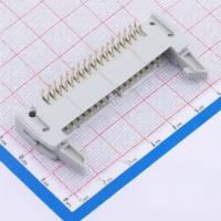 China Connector with Standard Latch Mounting CONNFLY Elec DS1011-34RBSiA7-B Featuring Full Gold Flash Contact Plating for sale