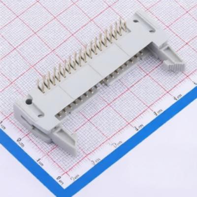 China Connector with Standard Latch Mounting CONNFLY Elec DS1011-34RBSiA7-B Featuring Full Gold Flash Contact Plating for sale
